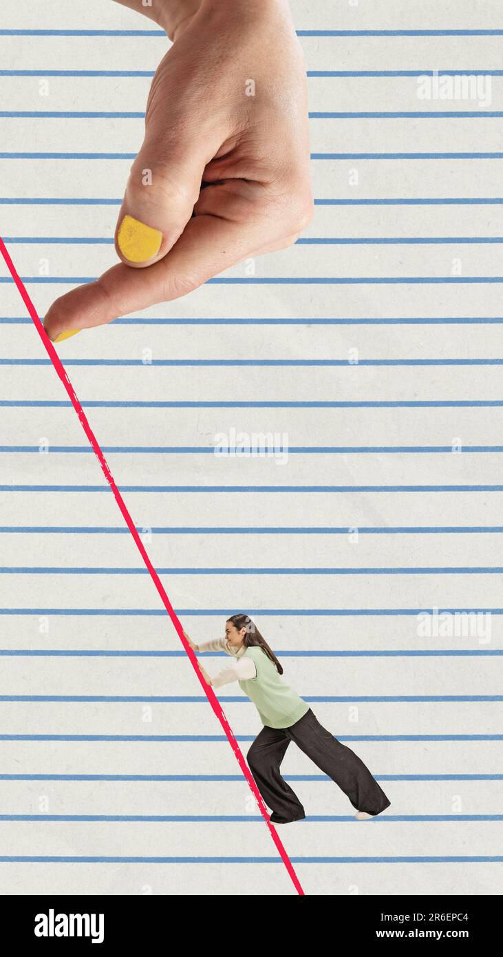 Young girl overcoming personal and professional challenges, reaching ...