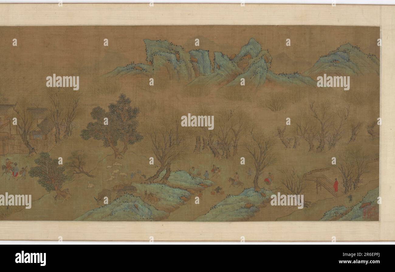 Spring Festival on the River. Date: 18th century. Origin: China. Period ...