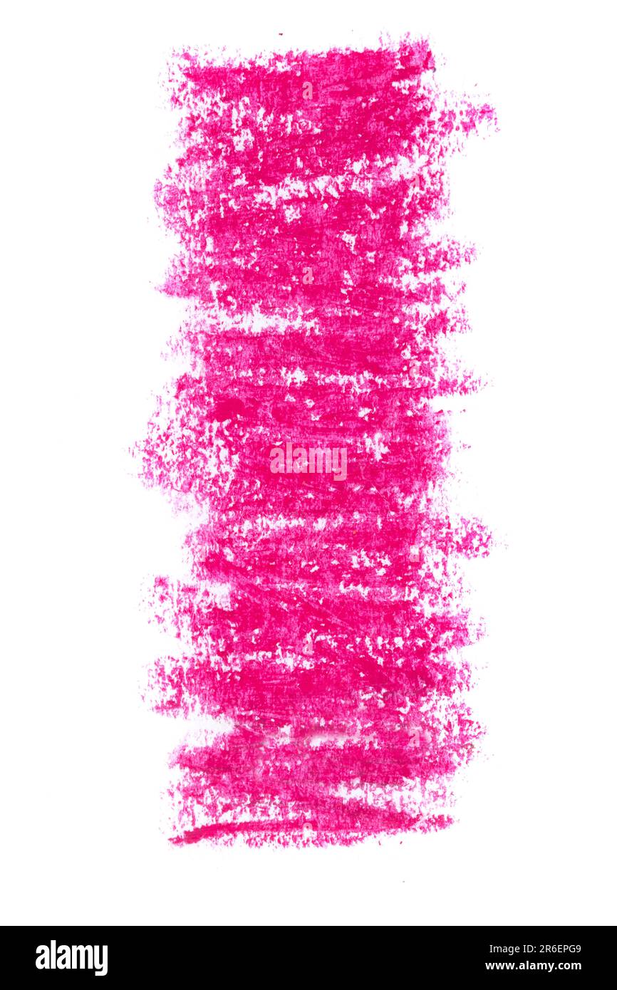 colored pencil strokes isolated on white background Stock Photo - Alamy