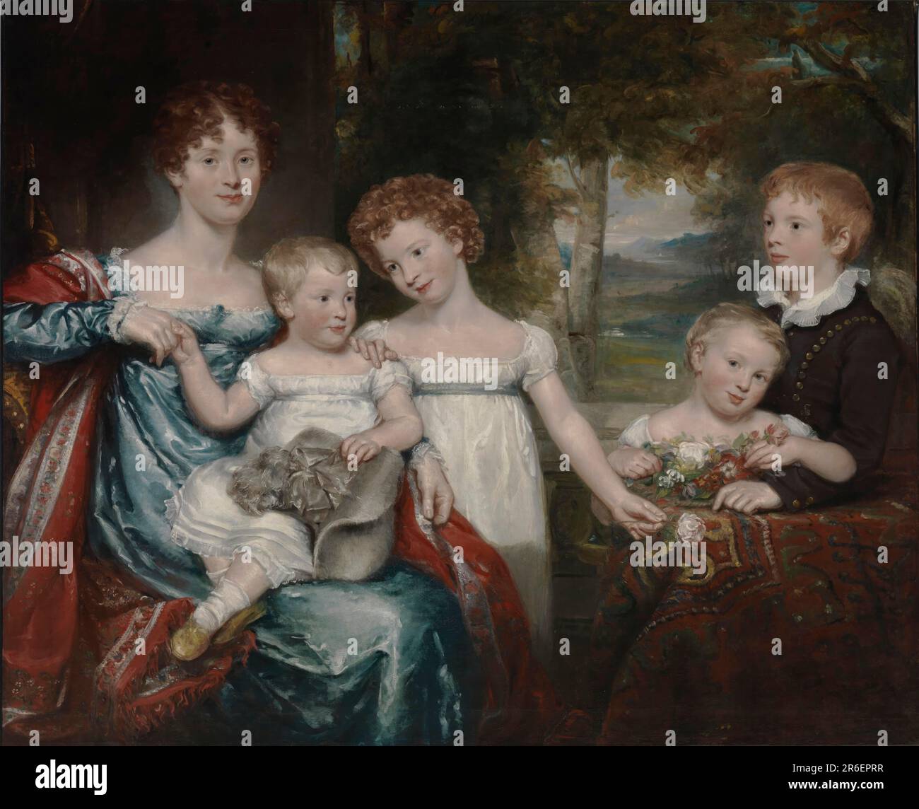 Mrs. Hawkins and Family. oil on canvas. Date: ca. 1818-1820. Museum ...