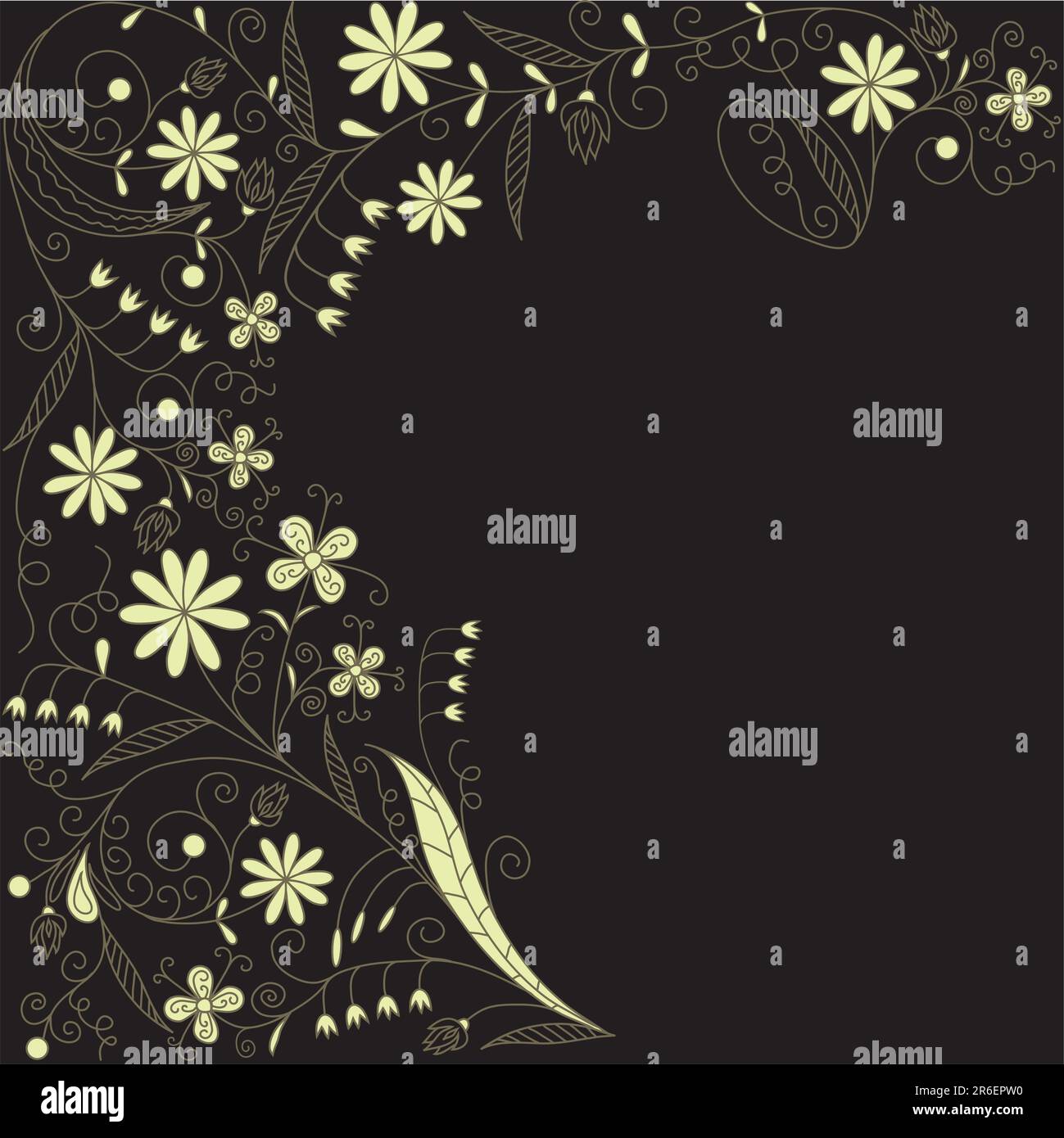 Floral abstract background, vector illustration Stock Vector Image ...