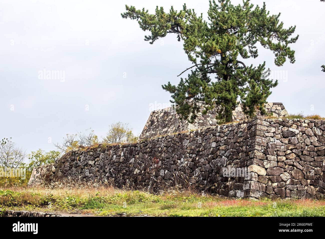 Old Japanese fort Stock Photo - Alamy