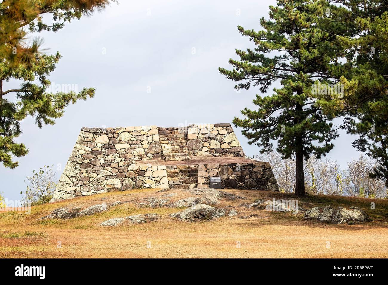 Old Japanese fort Stock Photo - Alamy