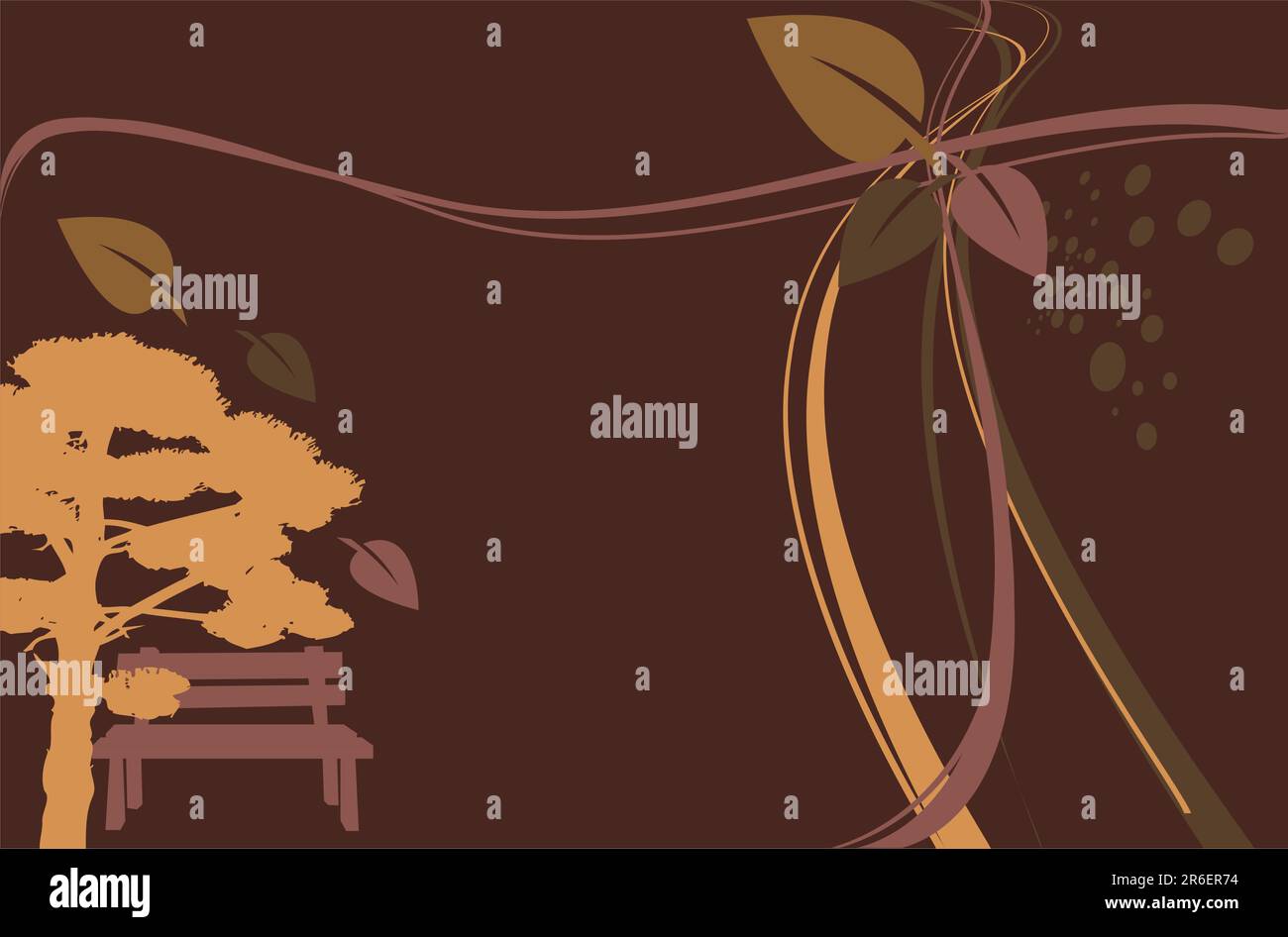 abstract brown background with tree Stock Vector Image & Art - Alamy