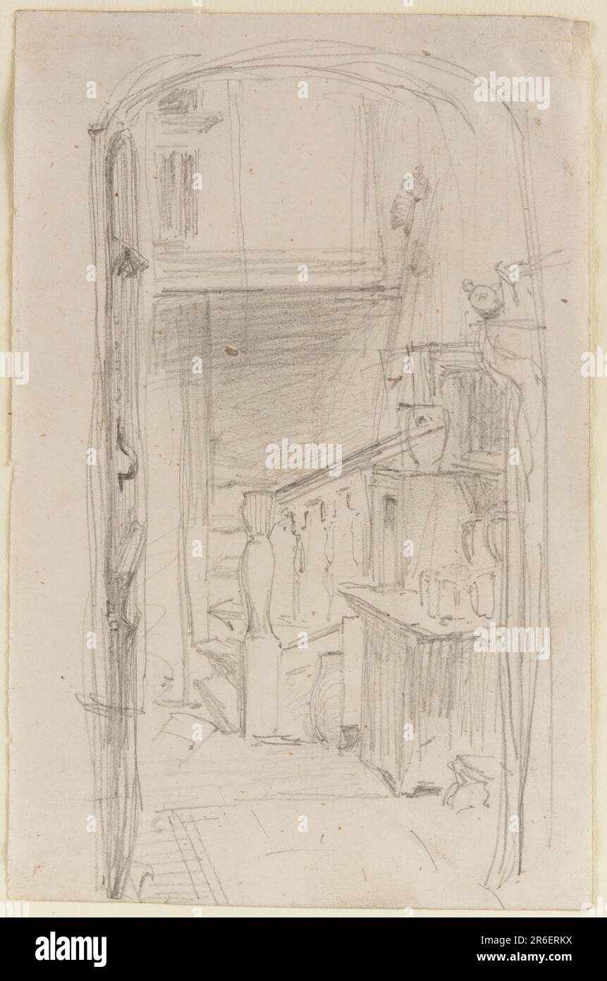 La Marchande de Moutarde. pencil on paper. Date: 1858. Origin: United ...
