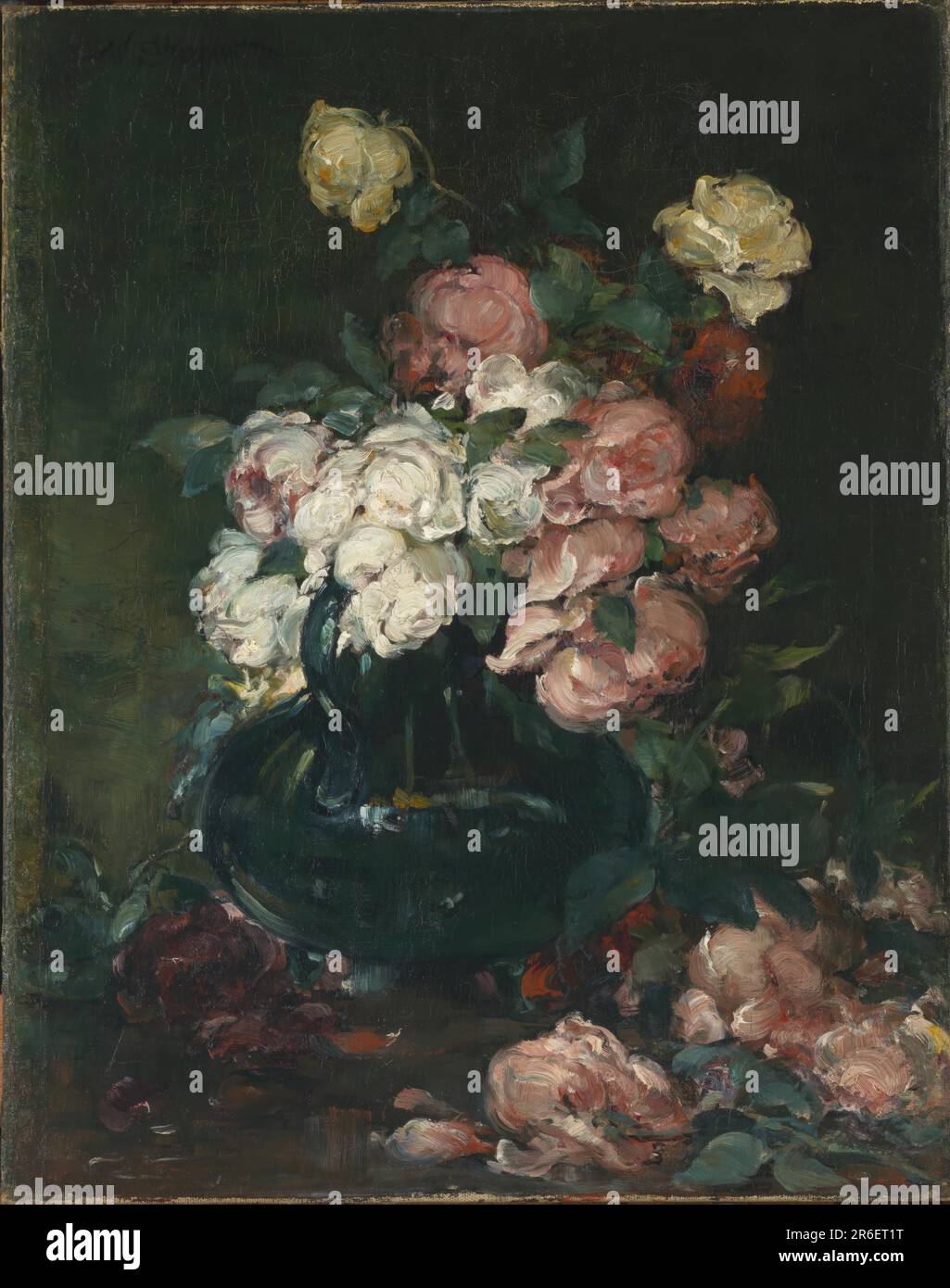 Roses. oil on canvas. Date: Before 1888. Museum: Smithsonian American ...