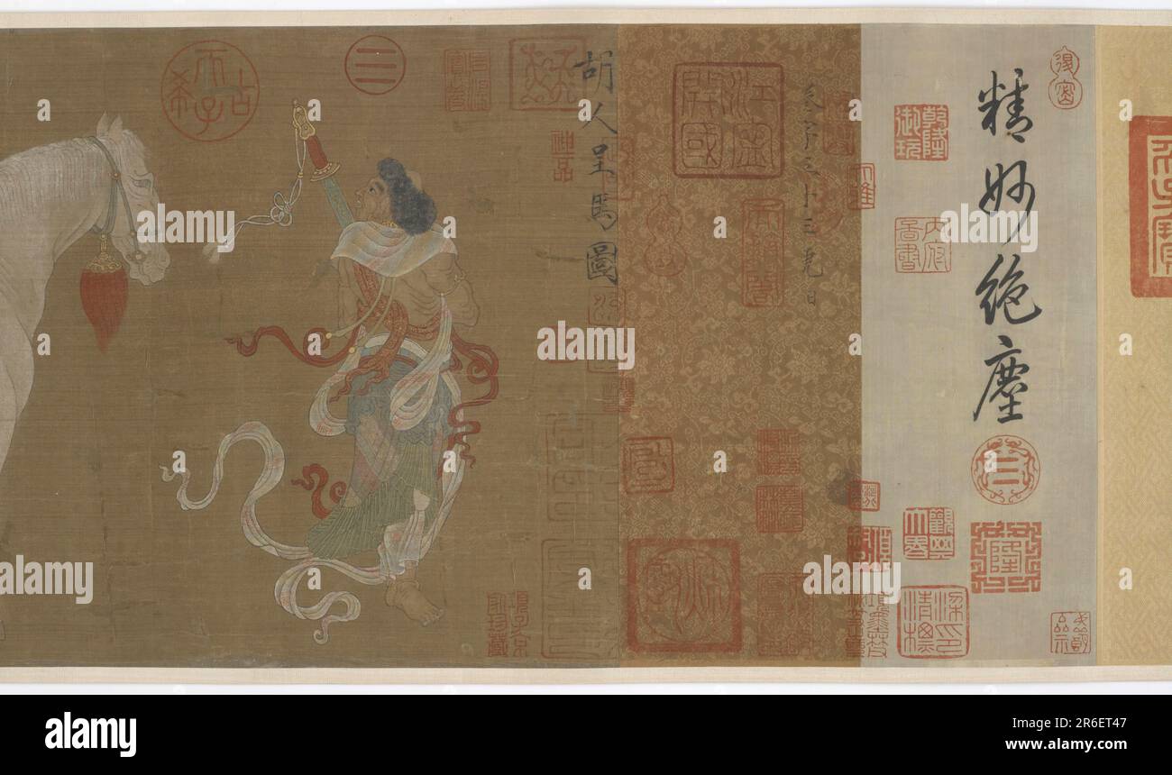 Central Asians Presenting Tribute Horses. Origin: China. Period: Ming ...