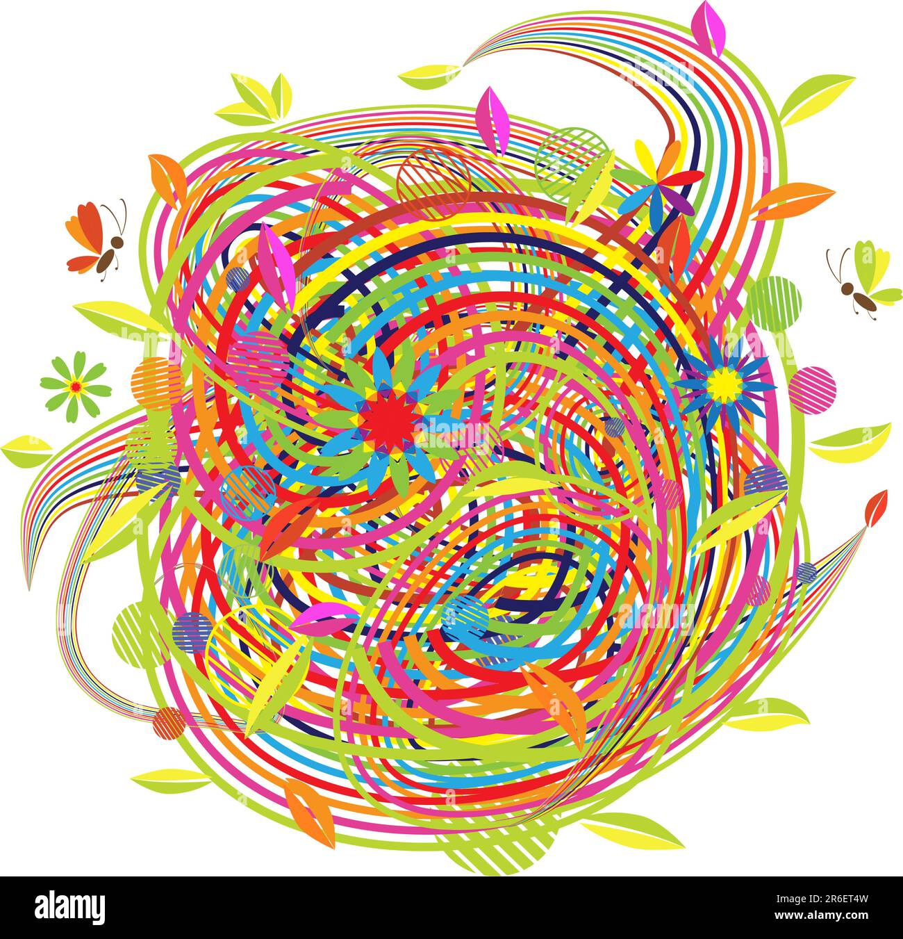 Funny spring illustration for your design Stock Vector Image & Art - Alamy