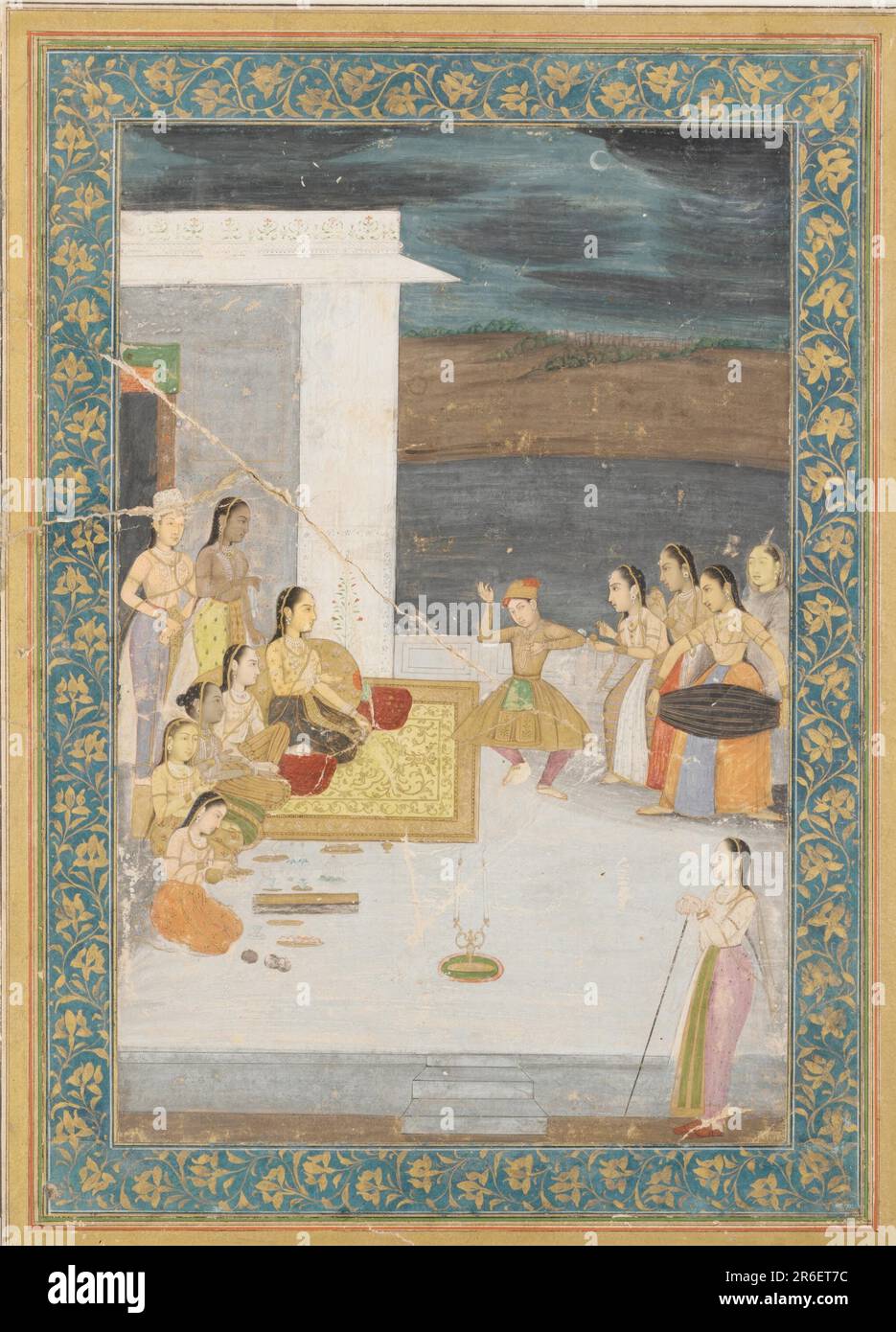 Indian miniature painting musician hi-res stock photography and images ...