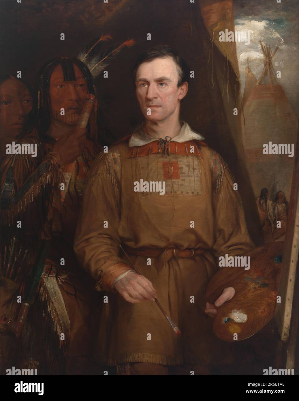 George Catlin. oil on canvas. Date: 1849. Museum: NATIONAL PORTRAIT ...