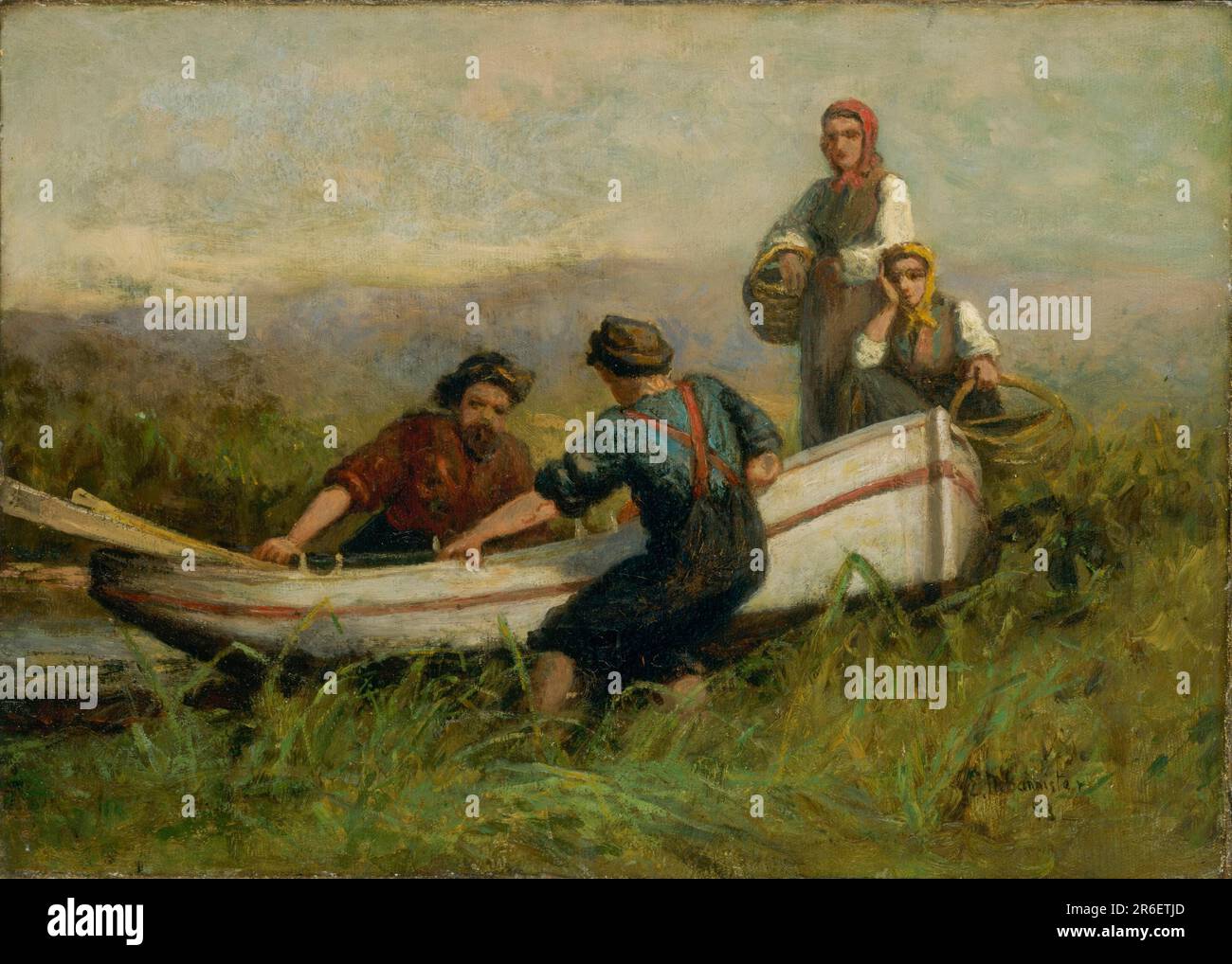 People Near Boat. Date: 1893. oil on canvas. Museum: Smithsonian ...