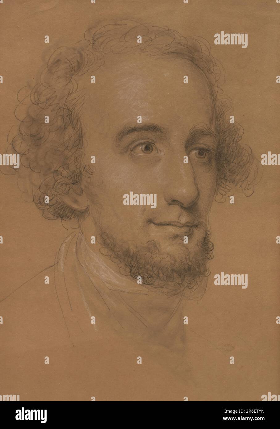 Titian Ramsay Peale II Self-Portrait. Date: c. 1845. Pencil, chalk and ...
