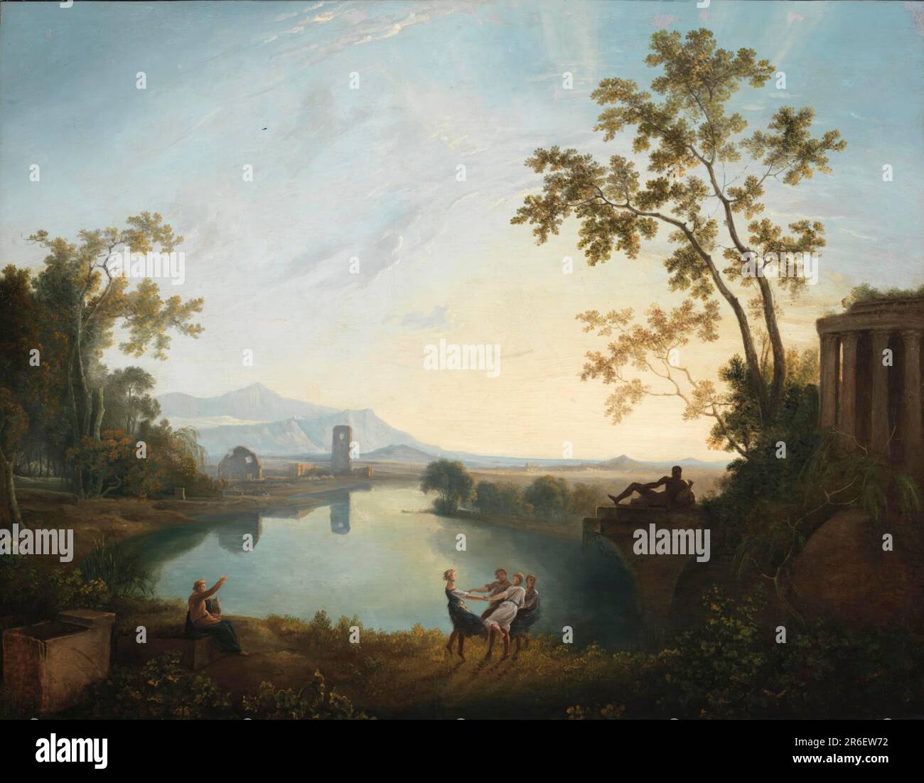 Apollo and the Seasons (Classical Landscape). oil on canvas. Date: ca ...