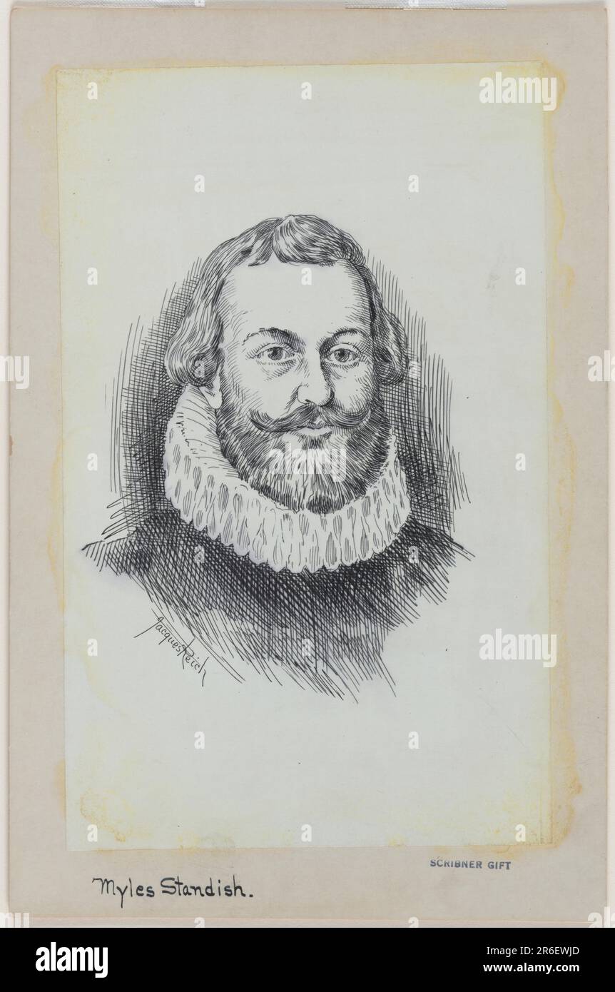 Miles Standish. ink on paper. Date: c. 1899-1920. Museum: NATIONAL ...