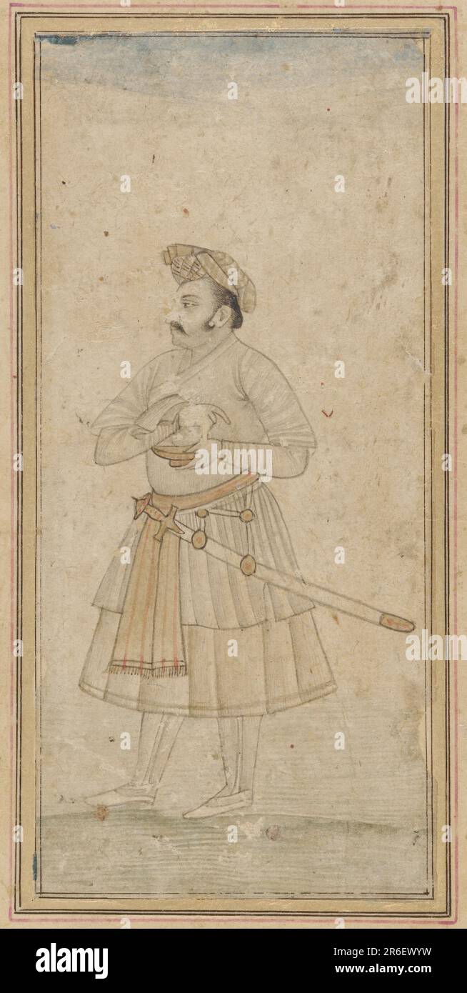 Portrait of an officer. Date: 17th century. Origin: India. Period ...