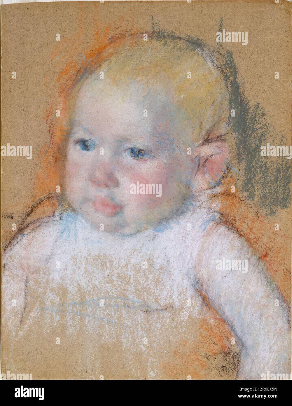 Baby Charles. Pastel on paper mounted on paper. Date: (1900). Museum ...