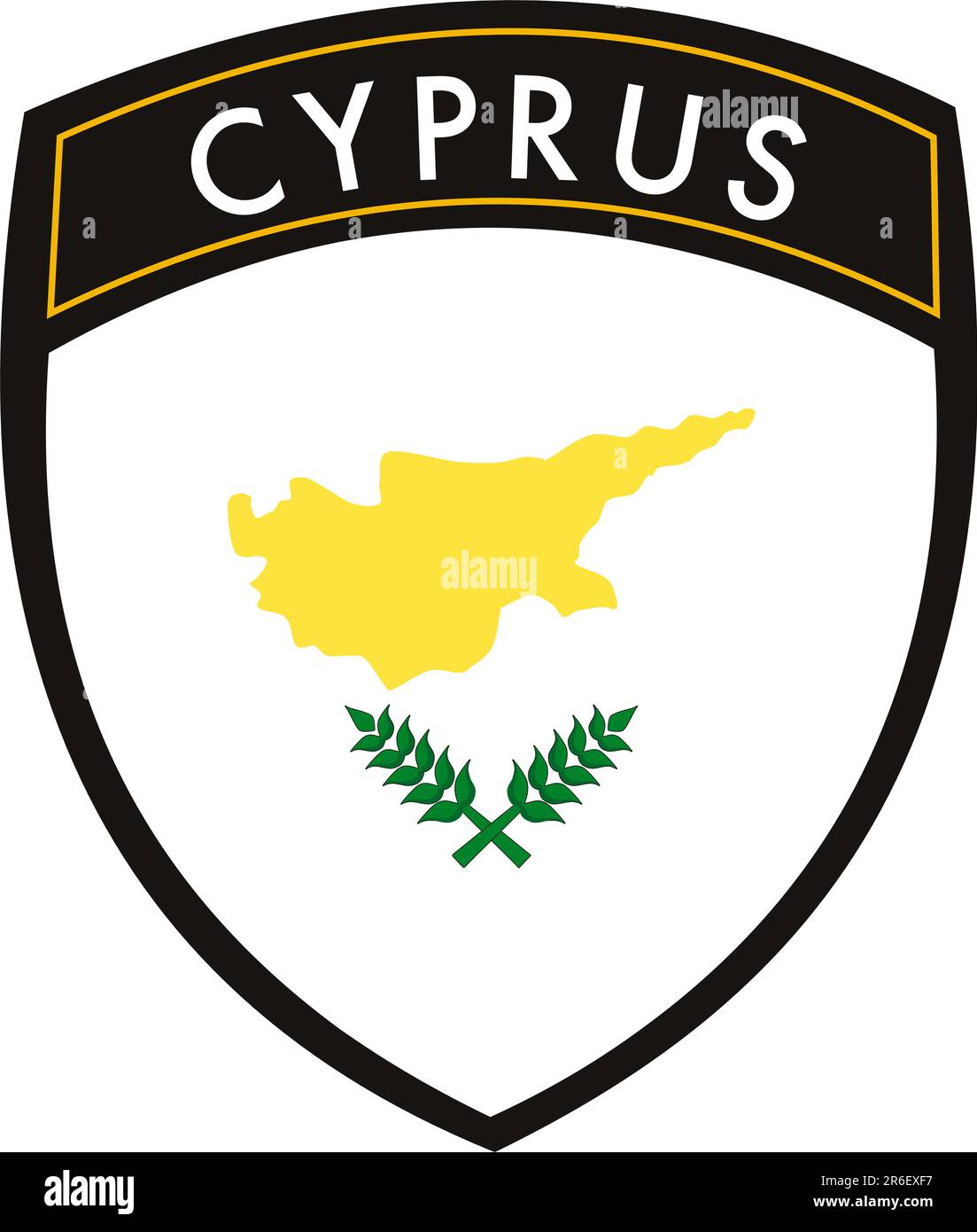 Flag plaque Stock Vector Images - Alamy