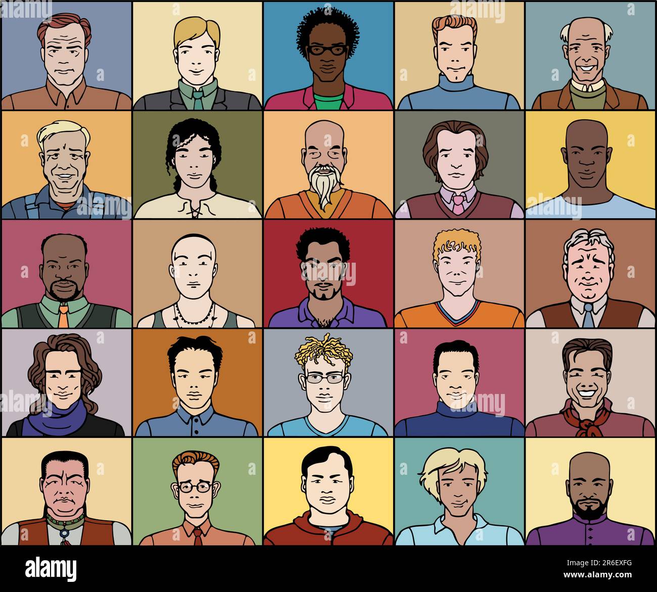 Different nationality Stock Vector Images - Alamy