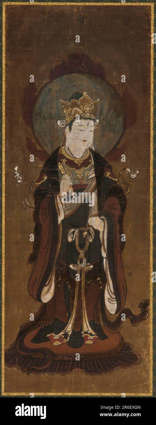 One of the twelve deva: Taishaku-ten (Indra). Origin: Japan. Date: late ...