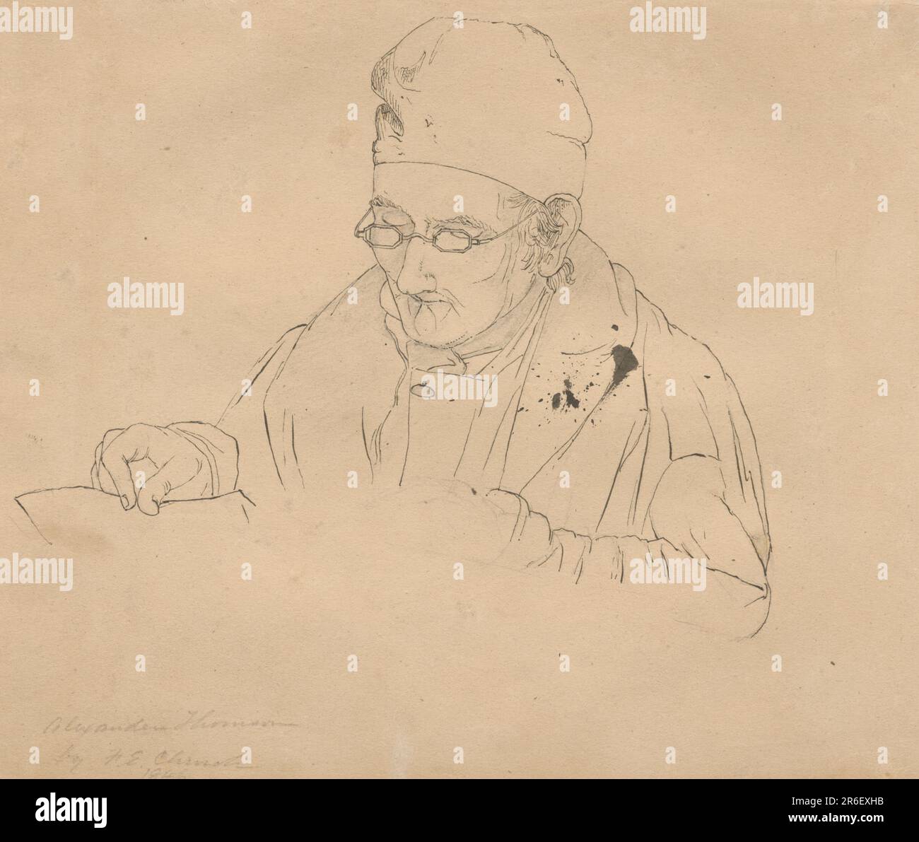 Alexander Thomson. Date: 1846. pencil and ink on paper. Museum ...