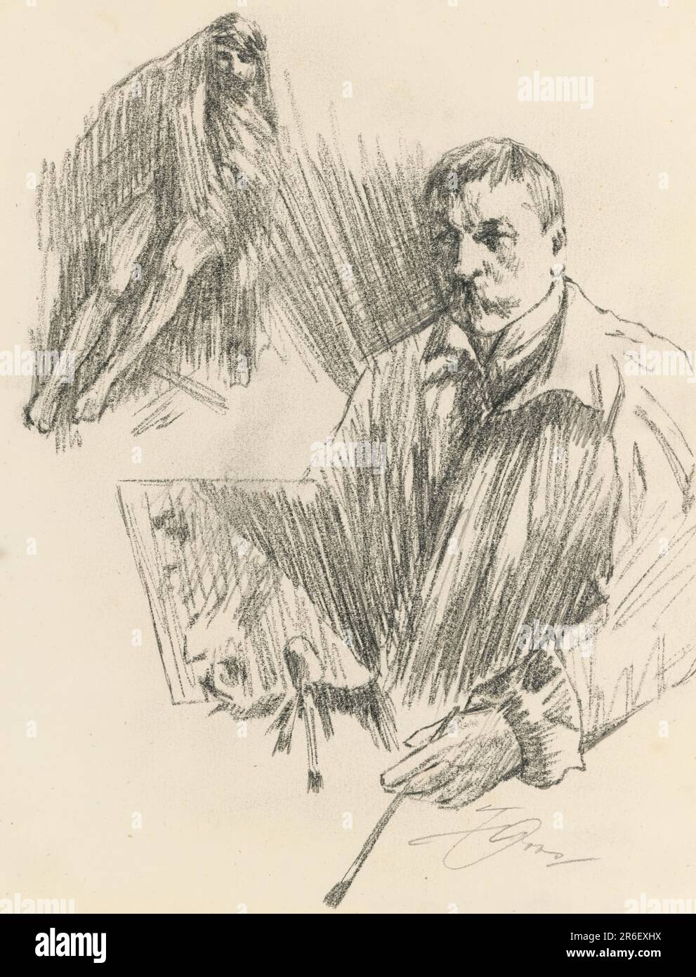Anders Zorn. pencil. Date: c. 1896. Museum: NATIONAL PORTRAIT GALLERY ...