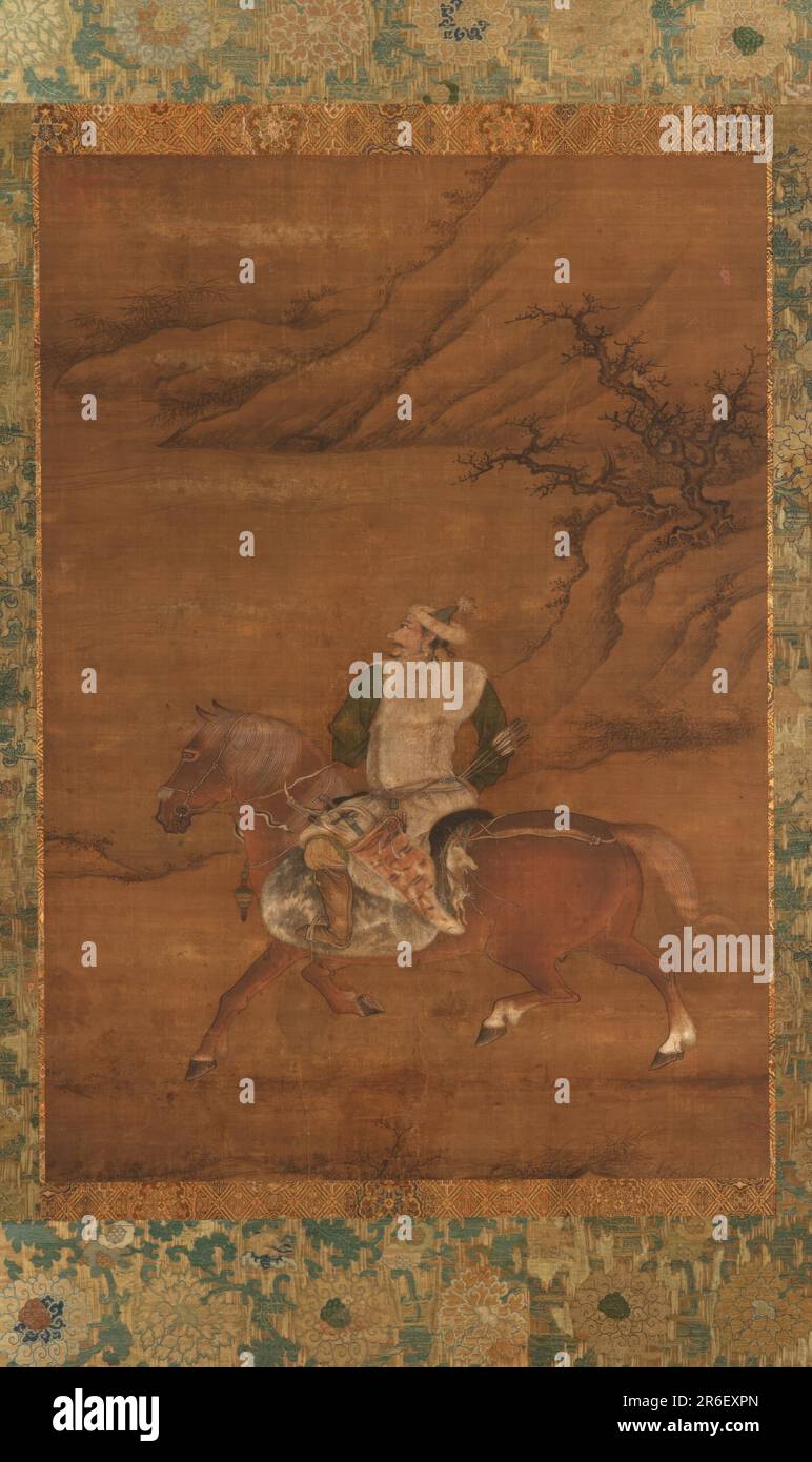A Tartar Huntsman on His Horse. Origin: China. Date: 15th century ...