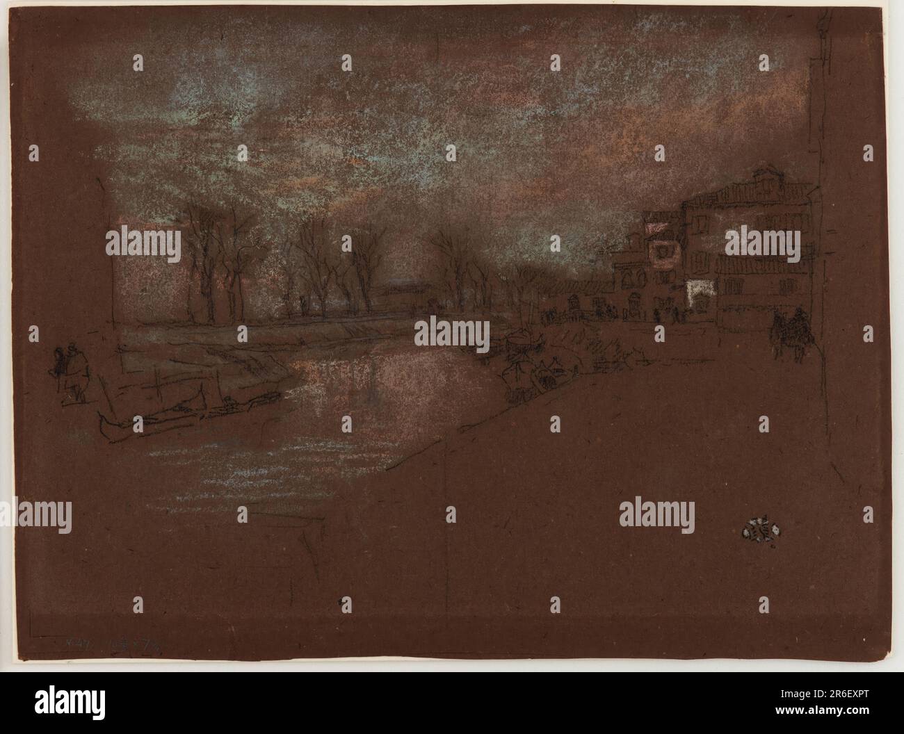 Campo Sta. Marta—Winter Evening. Origin: United States. Date: 1879-1880 ...