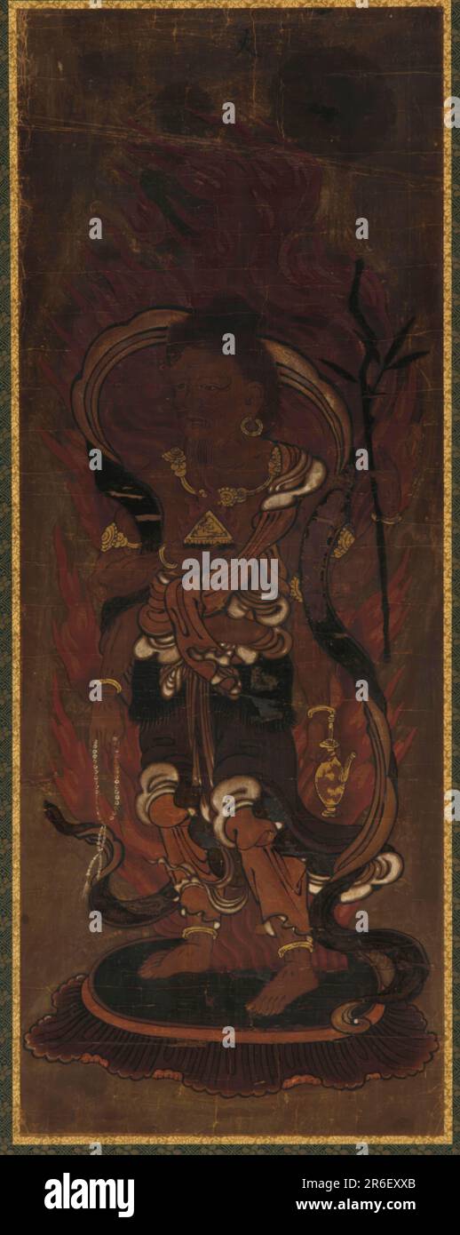 One of the twelve deva: Kwa-ten (Agni). Origin: Japan. Date: late 15th ...