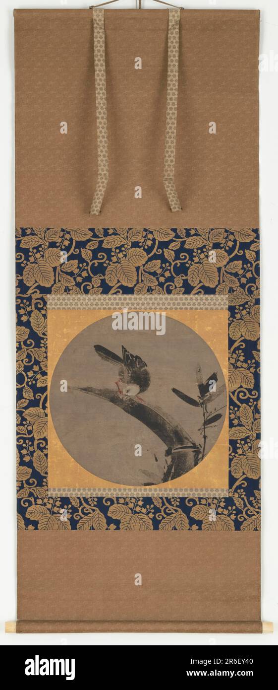 A bird on a bamboo stump. Origin: Japan. Date: 1568-1615. Period ...