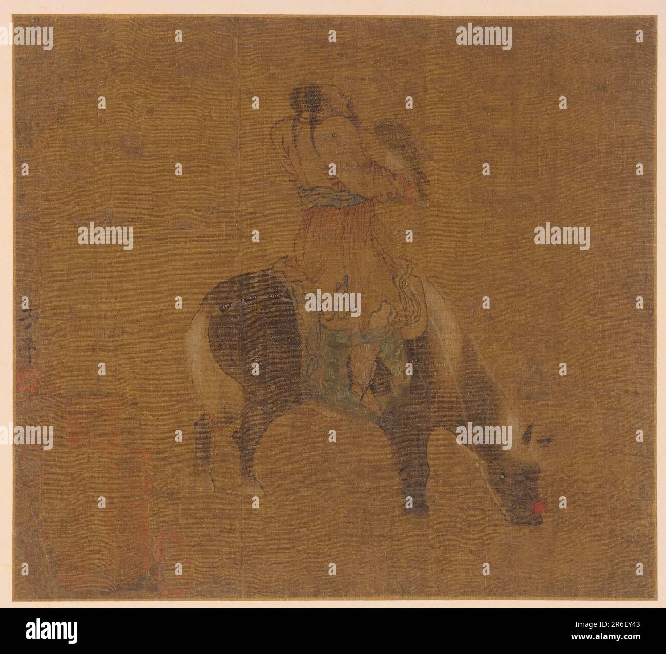 A Tartar horseman with a hawk. Origin: China. Date: 1368-1644. Period ...