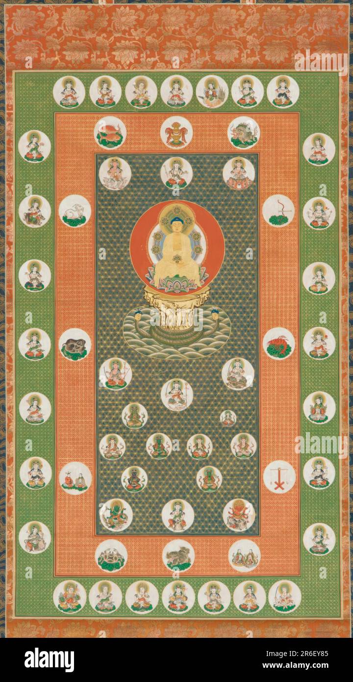 Star Mandala. Origin: Japan. Period: Edo period. Date: 1615-1868. Color ...