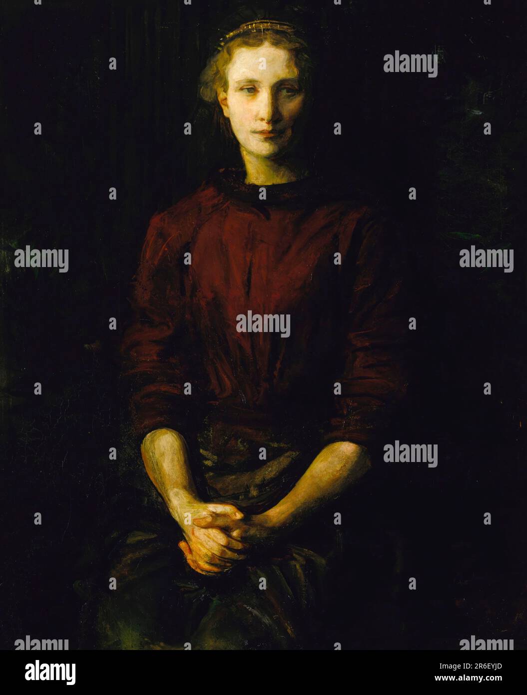 Portrait of a Lady (Mrs. William B. Cabot). oil on canvas. Date: 1900 ...