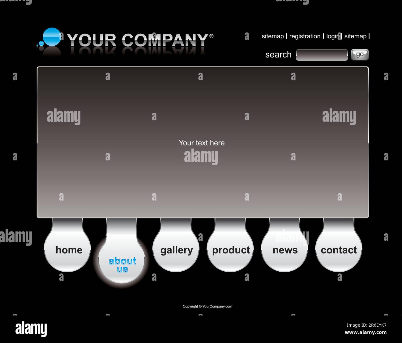 Silver template hi-res stock photography and images - Alamy