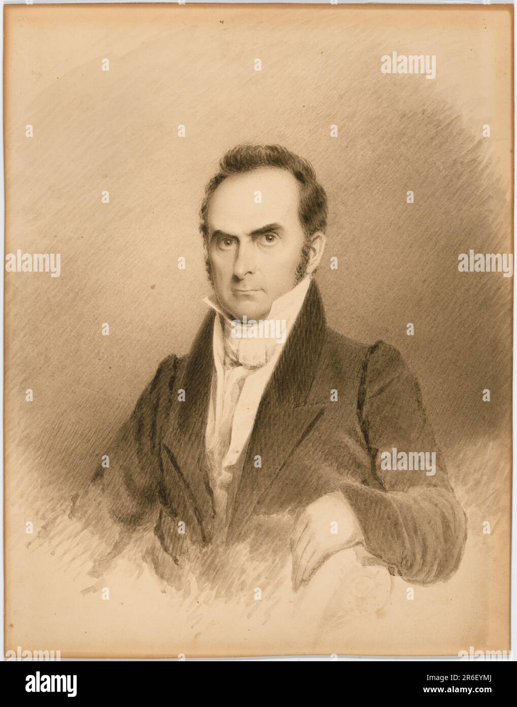 Daniel Webster. Date: 1833. Sepia ink wash on paper. Museum: NATIONAL ...
