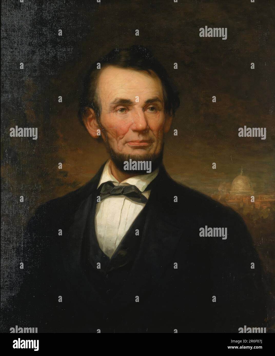 Abraham Lincoln. oil on canvas. Date: 1916. Museum: Smithsonian ...