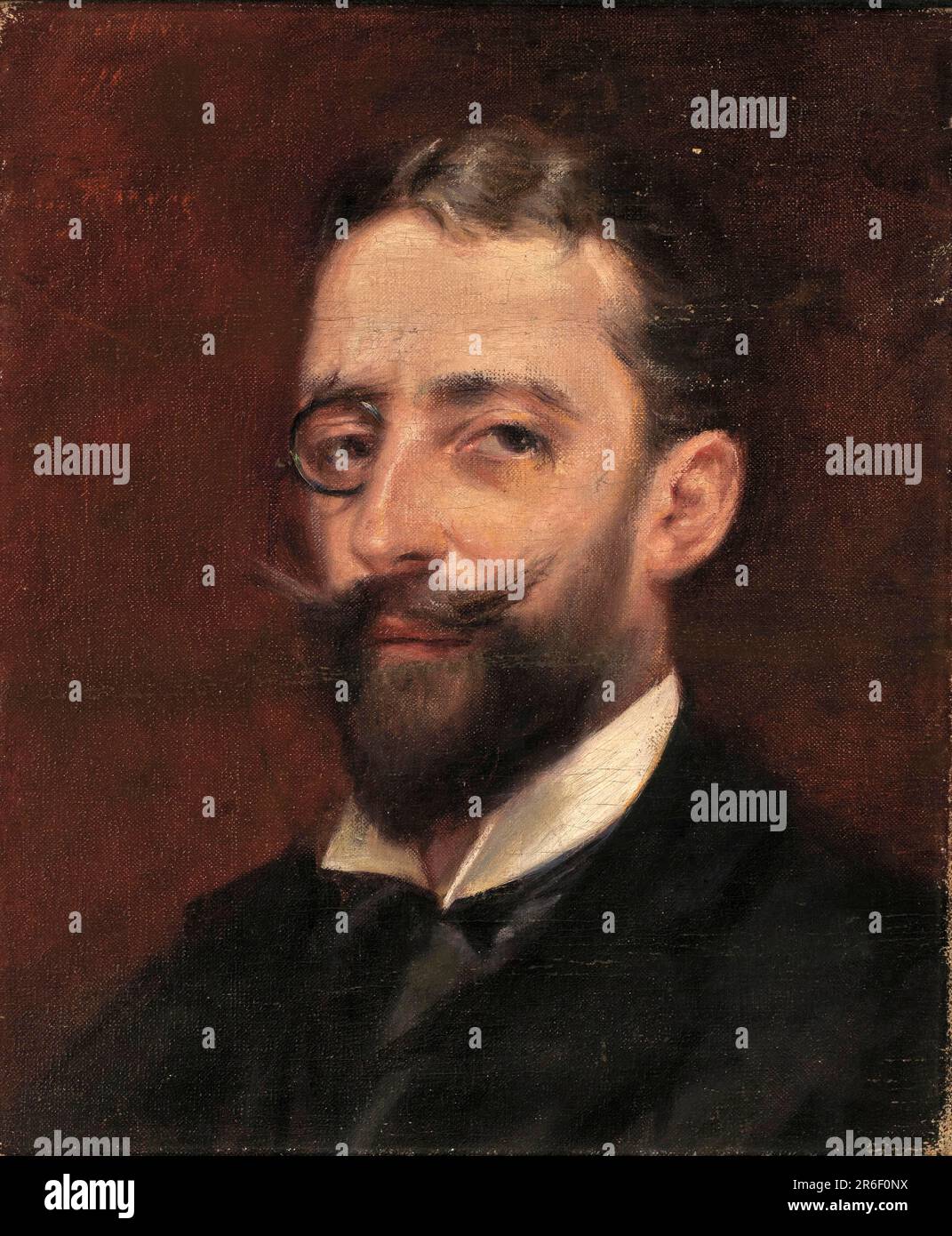 Man with Monocle. oil on canvas. Date: ca. 1887-1889. Museum ...