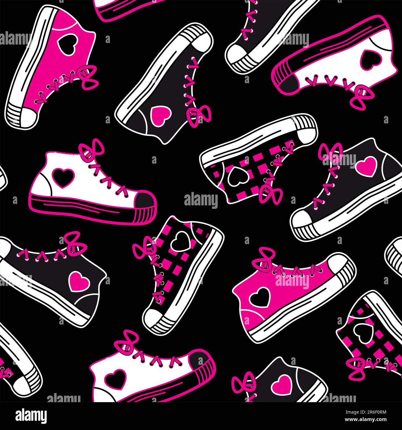 Seamless from emo symbols(can be repeated and scaled in any size Stock ...