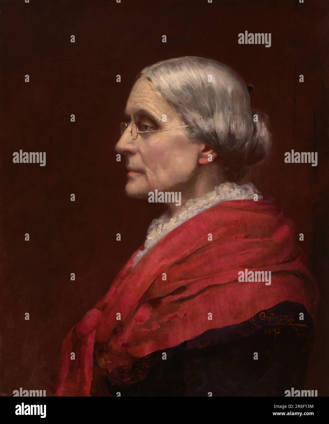 Susan Brownell Anthony. Date: 1895. oil on canvas. Museum: NATIONAL ...