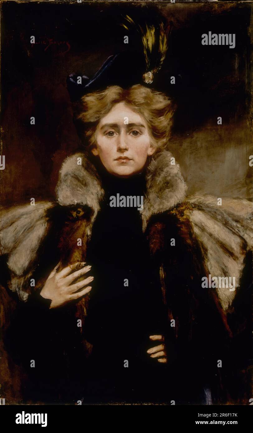 Natalie in Fur Cape. Date: 1897. oil on canvas. Museum: Smithsonian ...