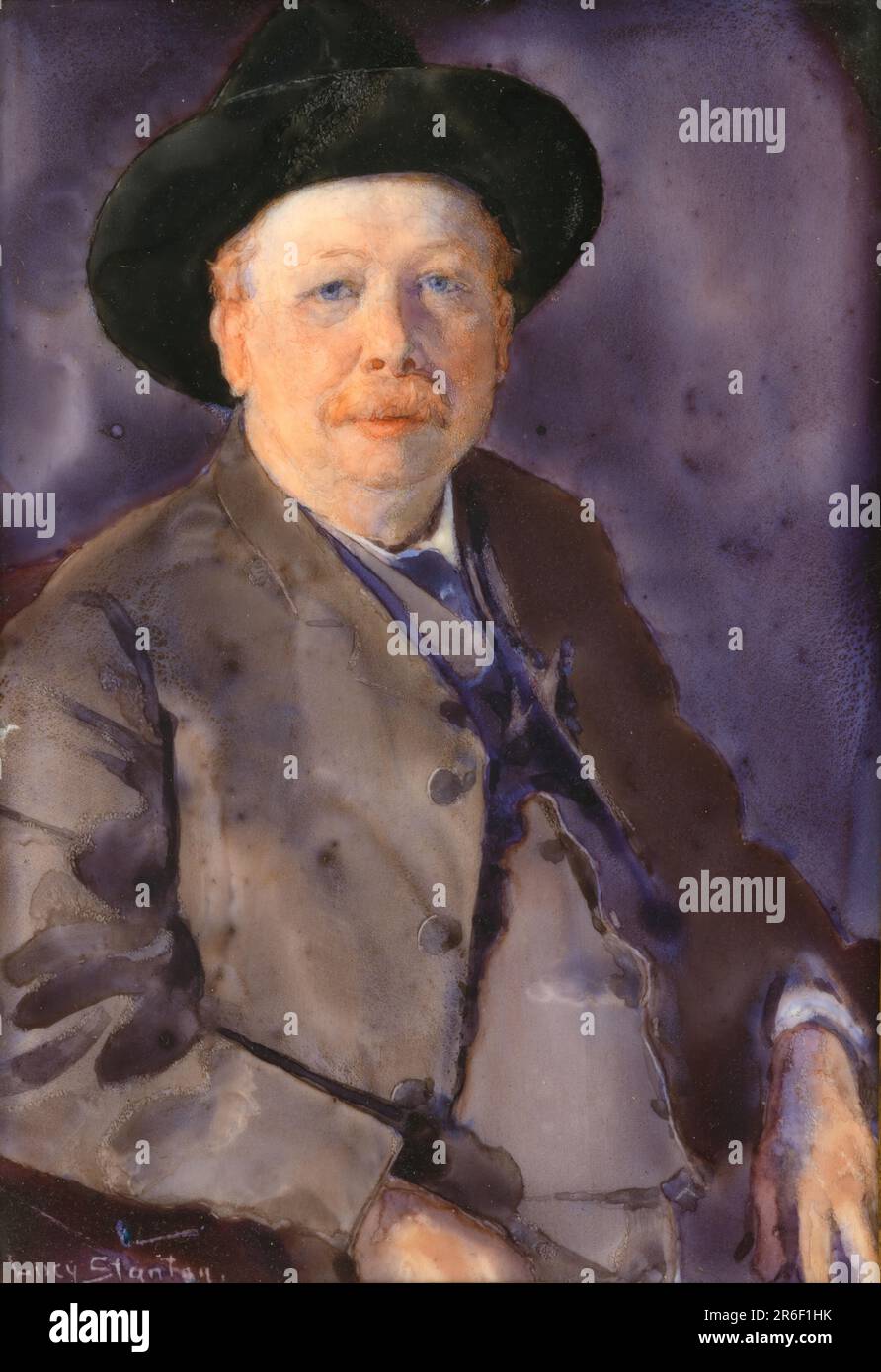 Joel Chandler Harris. Date: c. 1914. Watercolor on ivory. Museum ...
