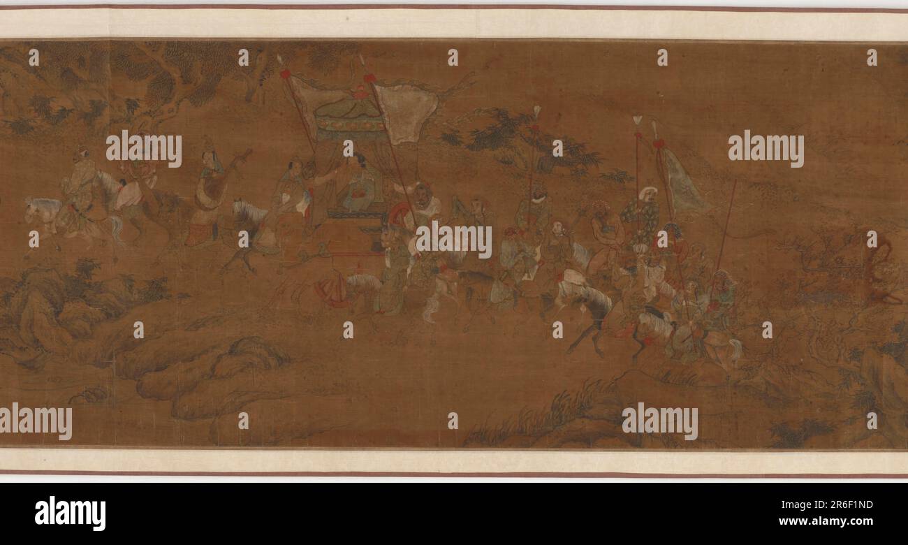 Cai Wenji Returning to China. Origin: China. Date: 16th-17th century ...