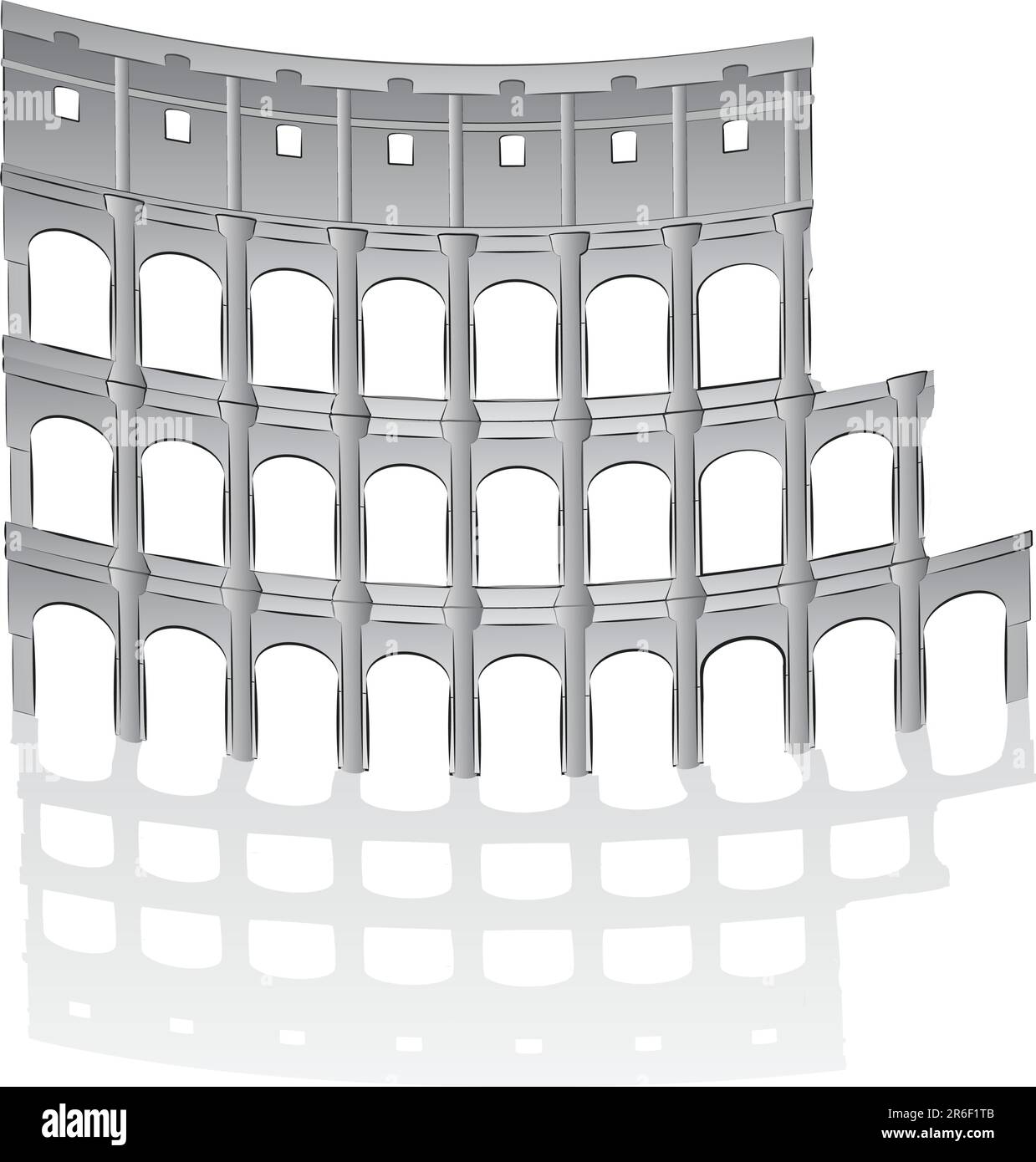 Roman colosseum illustration Stock Vector Image & Art - Alamy