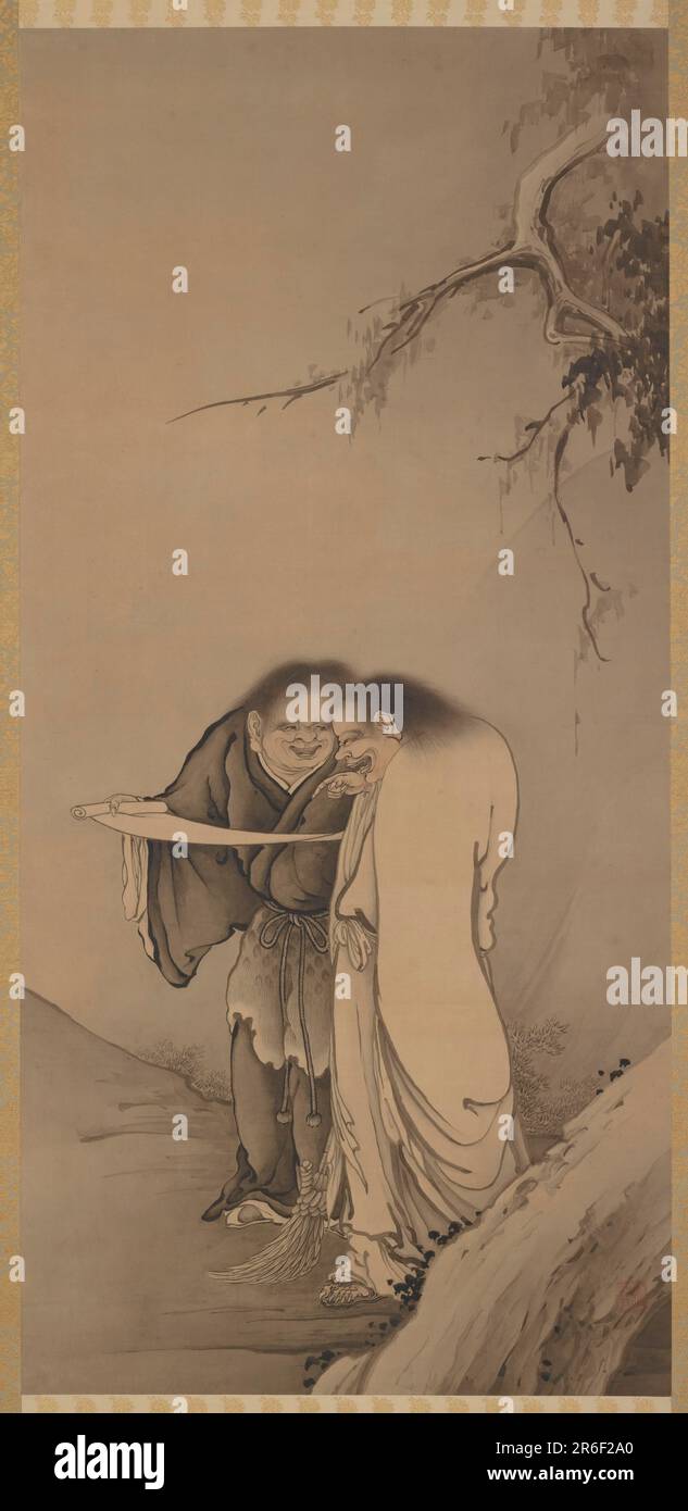 The Chinese Taoist Immortals, Han-shan and Shih-te (Kanzan and Jittoku ...