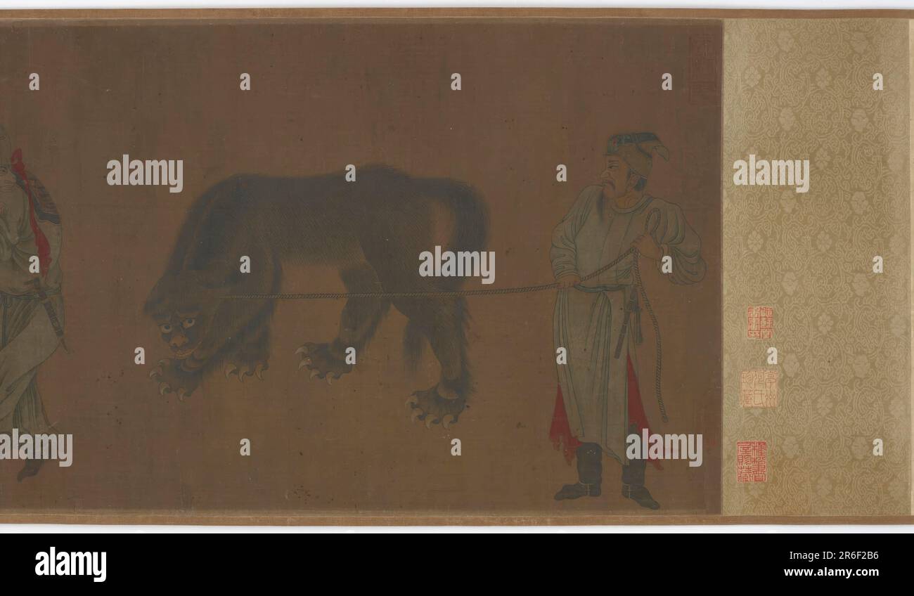 Presenting tribute animals. Origin: China. Date: 1368-1644. Period ...