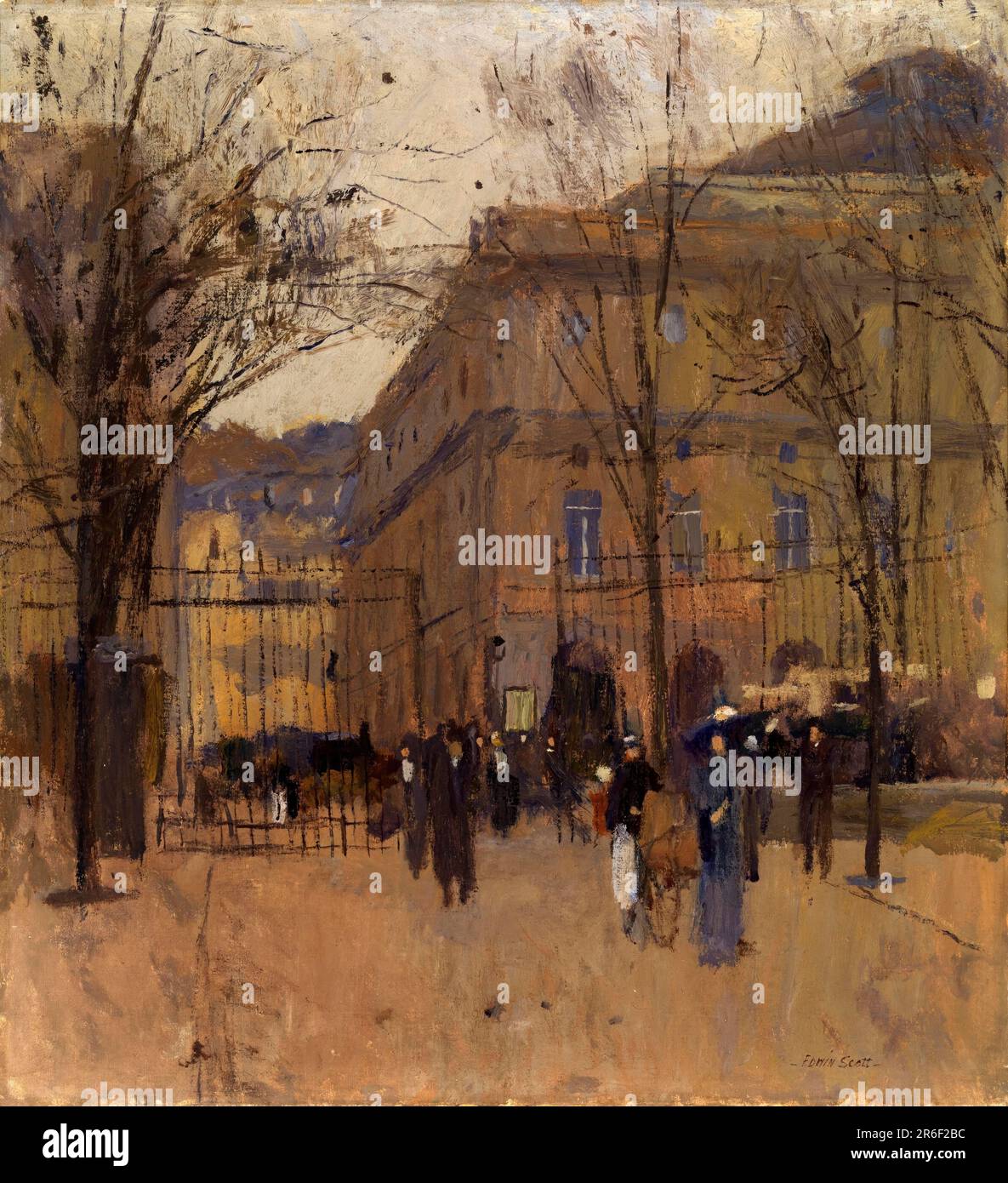 L' Odeon du Luxembourg. oil on canvas. Date: ca. 1911. Museum ...