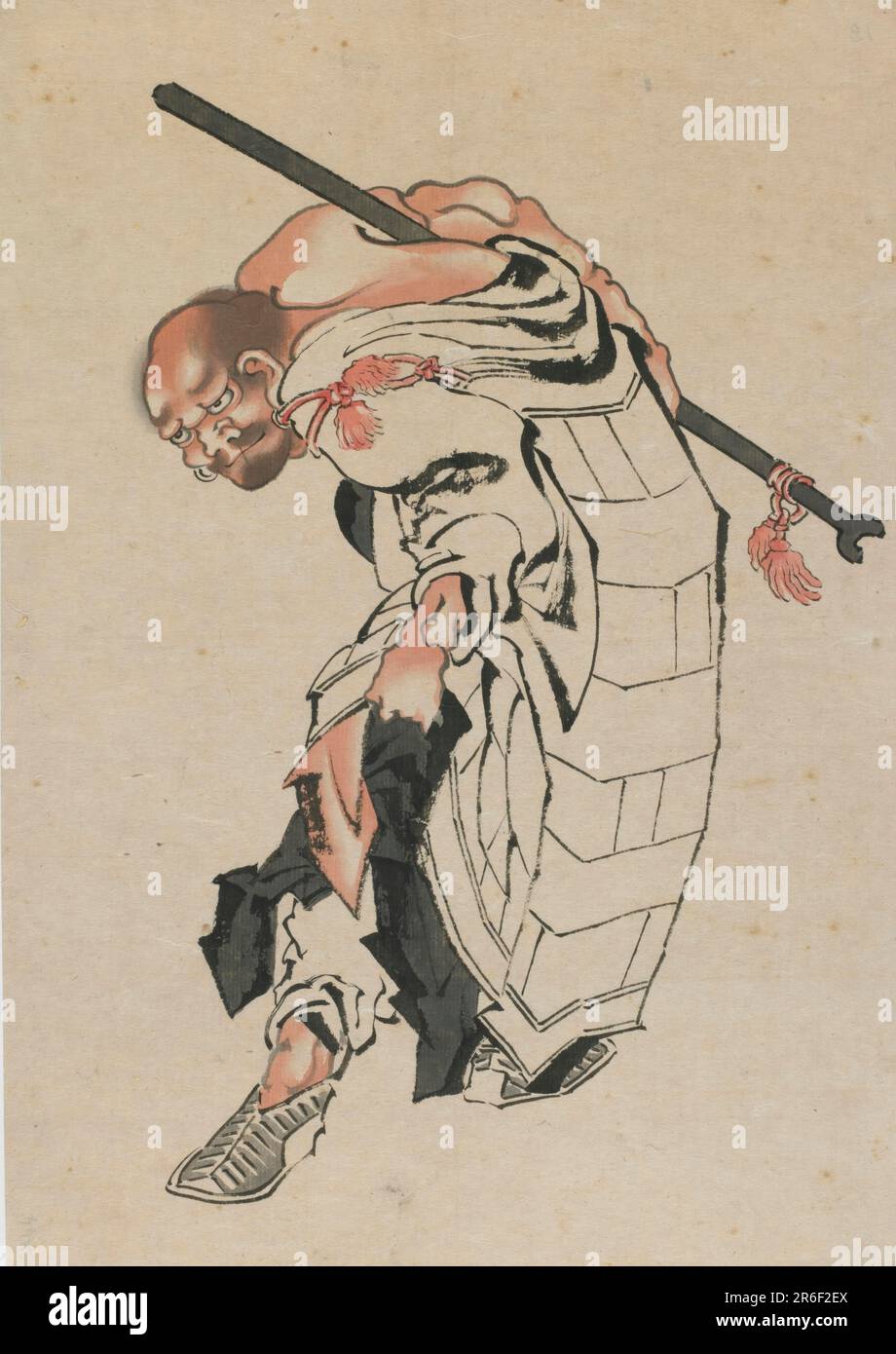 Japanese figure ink painting hi-res stock photography and images - Alamy