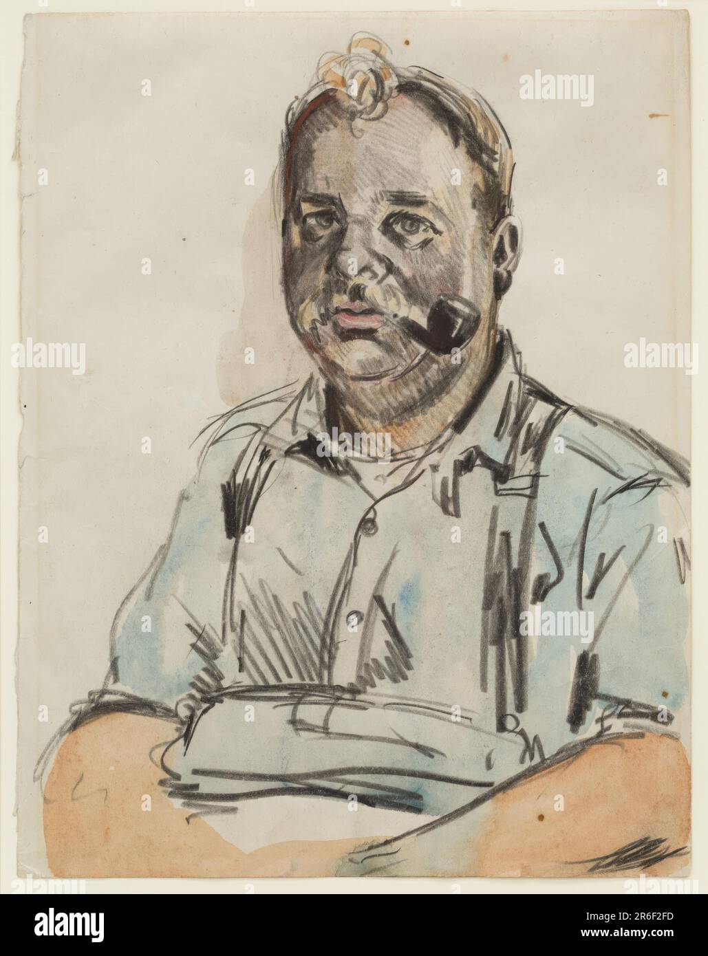 Self-Portrait. Graphite and watercolor on paper. Date: (c. 1893 ...