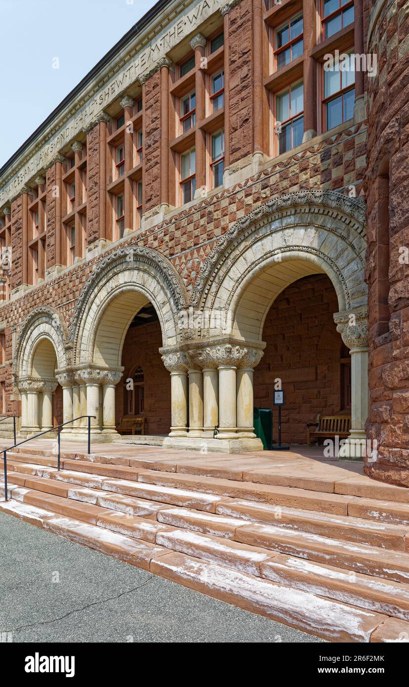 Henry H. Richardson designed Harvard Law School’s 1881 Austin Hall. The ...