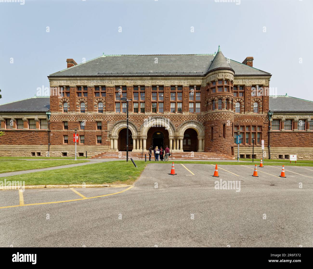 Henry H. Richardson designed Harvard Law School’s 1881 Austin Hall. The classroom building is ...