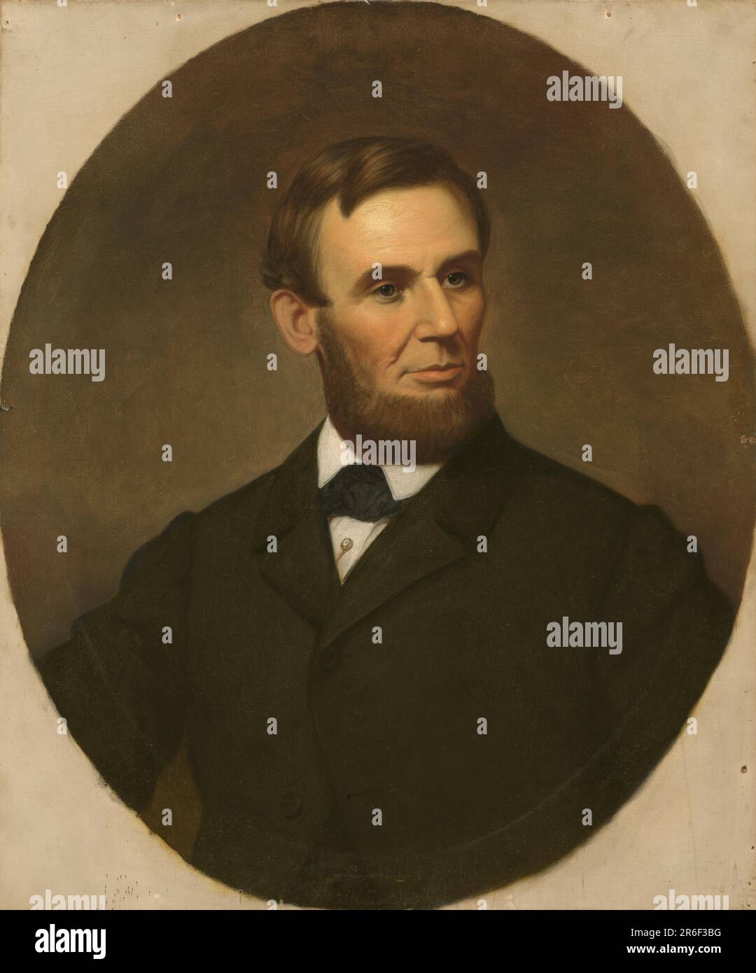 Abraham lincoln portrait jarvis hi-res stock photography and images - Alamy